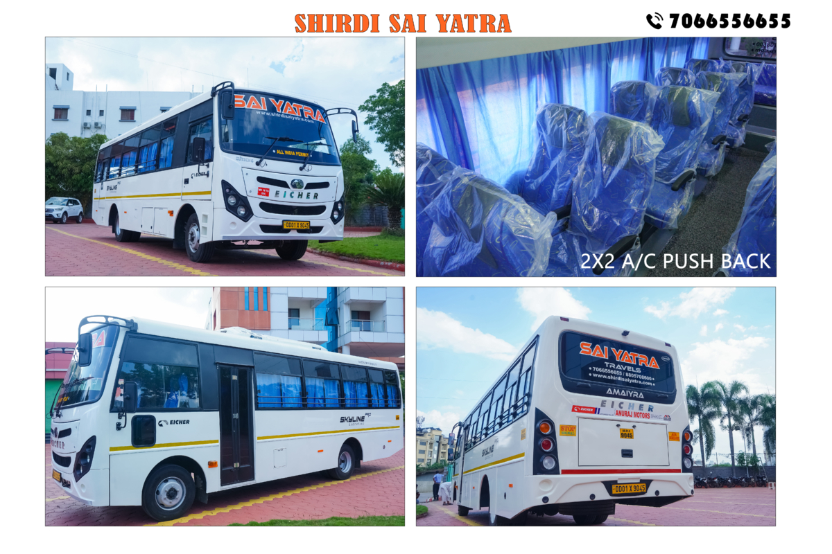 Book AC Bus in Shirdi | Hire AC Bus in Shird on Rent | Shirdi Sai Yatra ...
